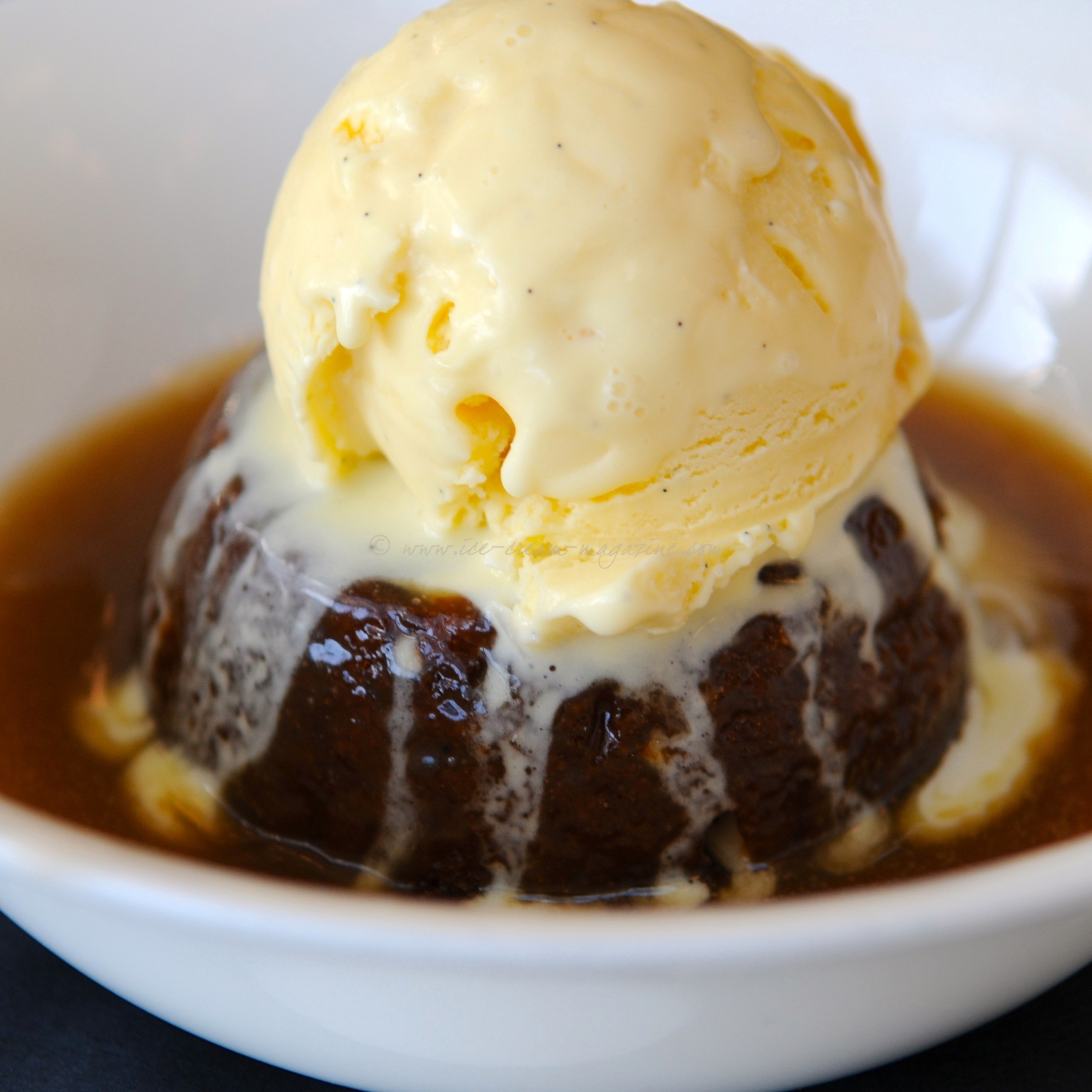 Sticky Ginger Pudding | ice cream magazines