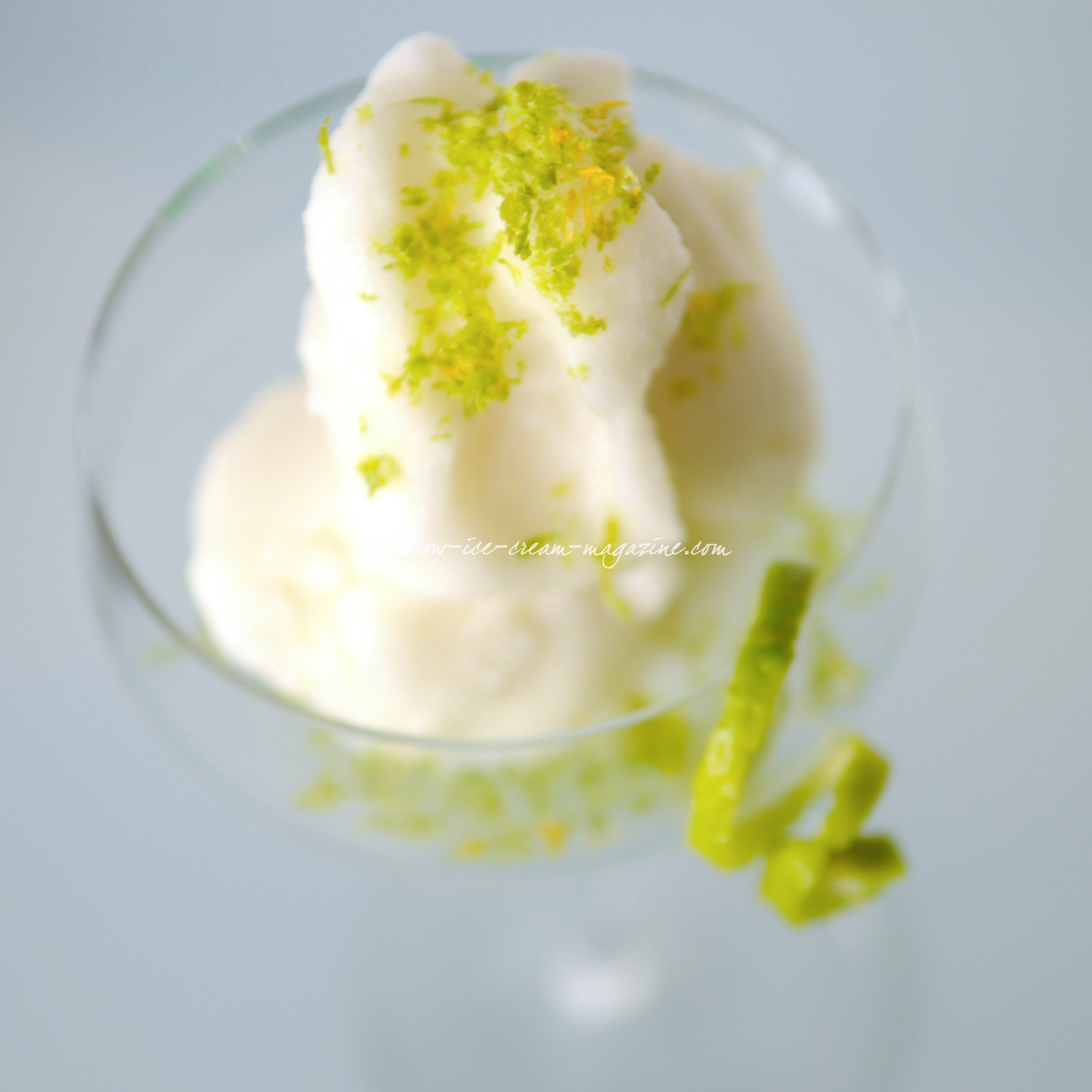 Lime sorbet – licensed to chill. | ice cream magazines