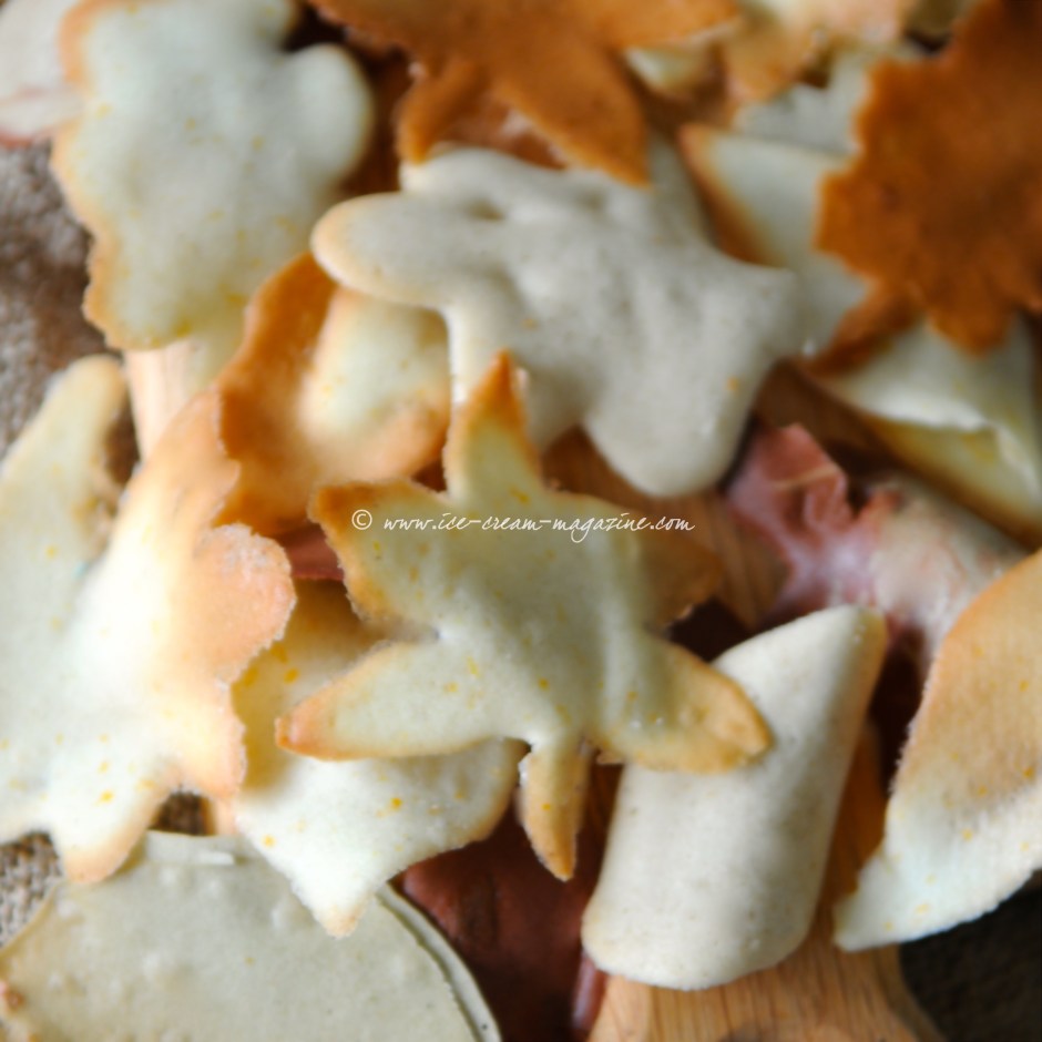 Autumn Leaf Tuile | ice cream magazines