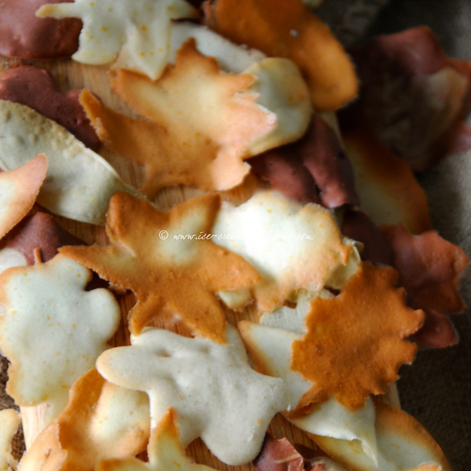 Autumn Leaf Tuile | ice cream magazines