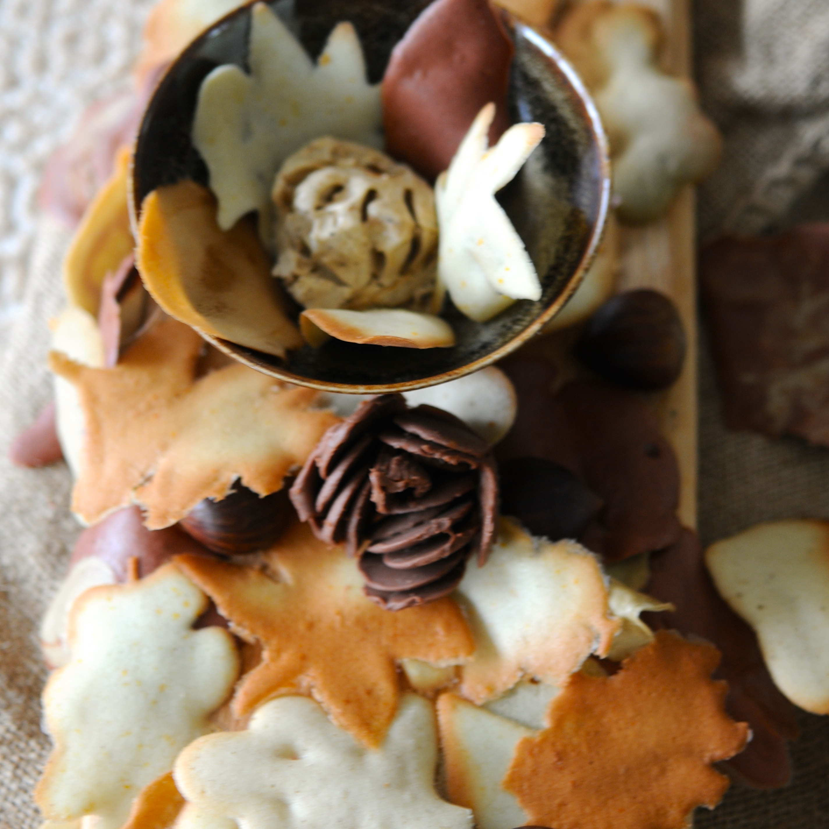 Autumn Leaf Tuile | ice cream magazines