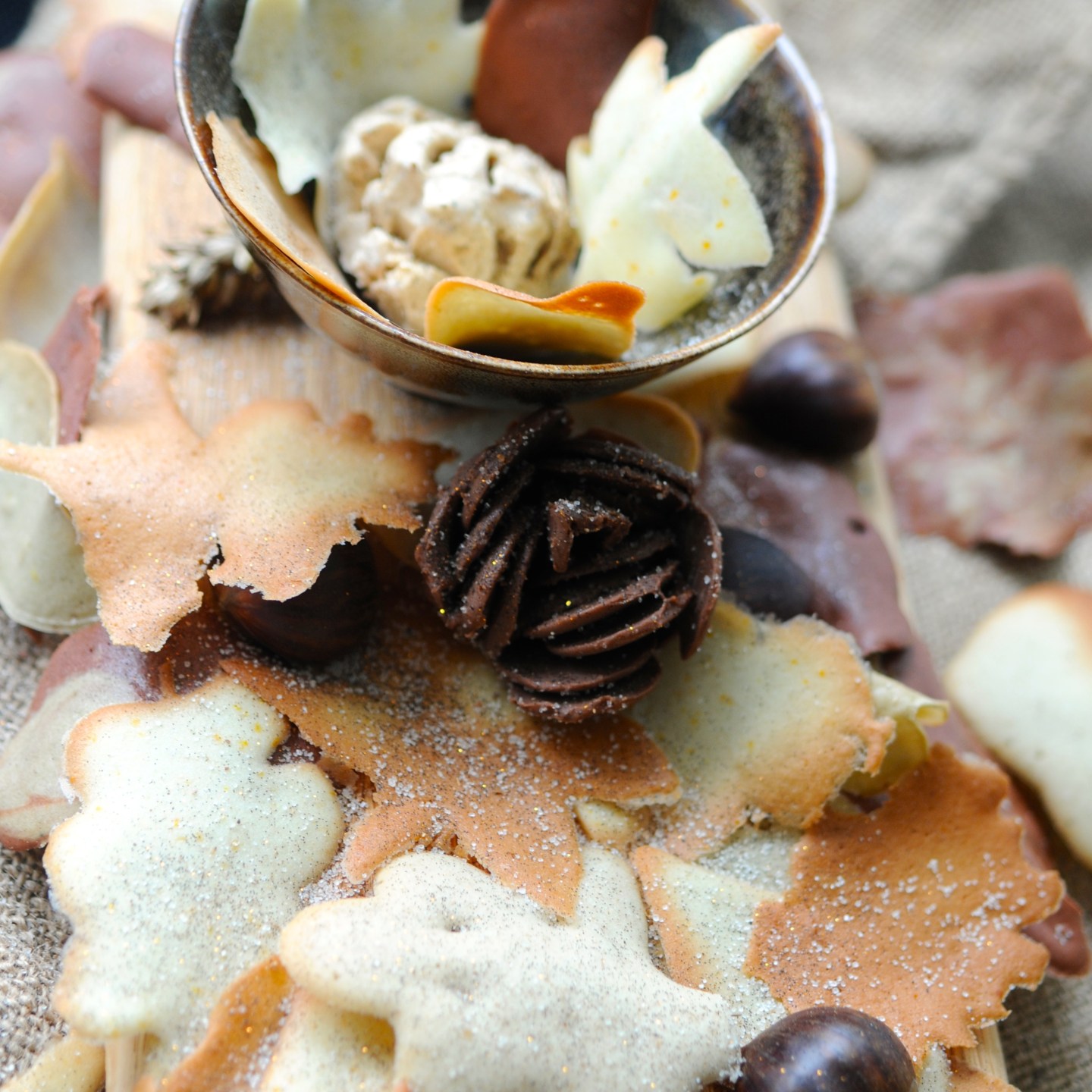 Autumn Leaf Tuile | ice cream magazines