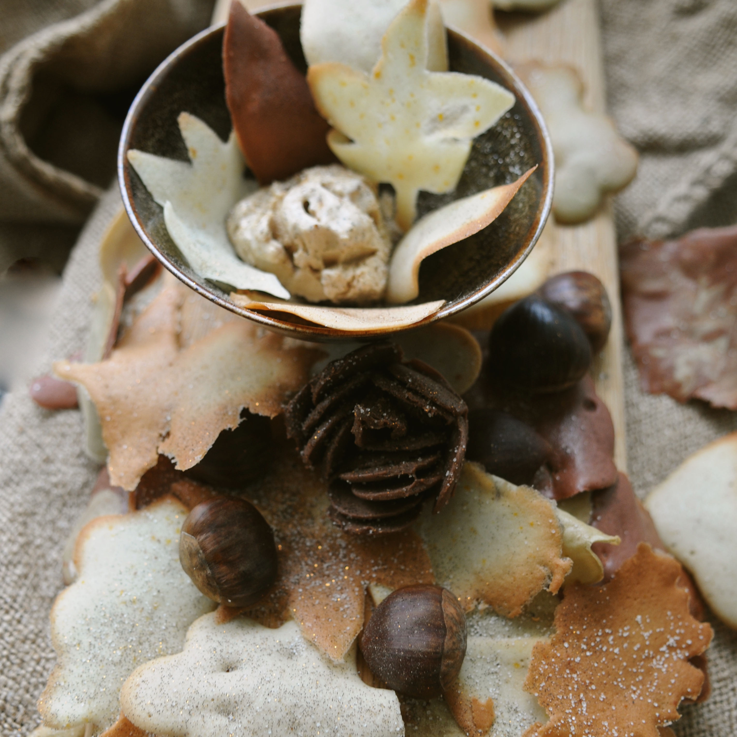 Autumn Leaf Tuile | ice cream magazines