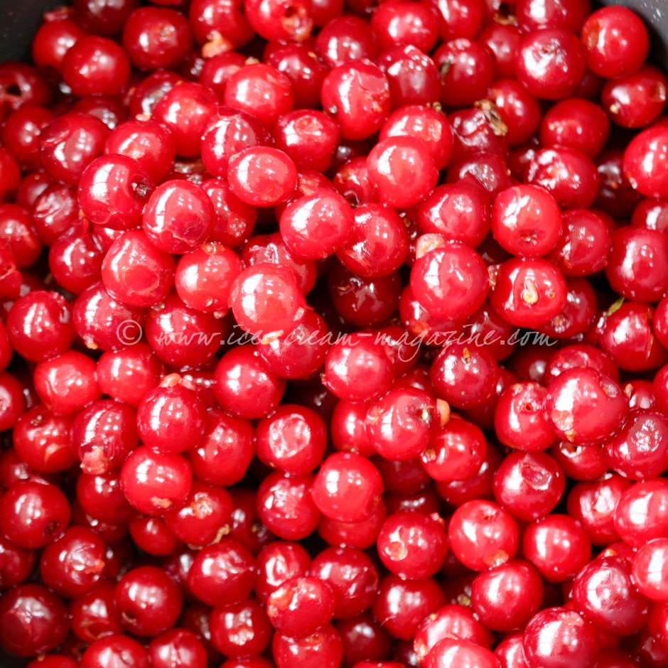 Black forest (ish), cherry, chocolate, semi-luna, Alaska’d, ice cream ...
